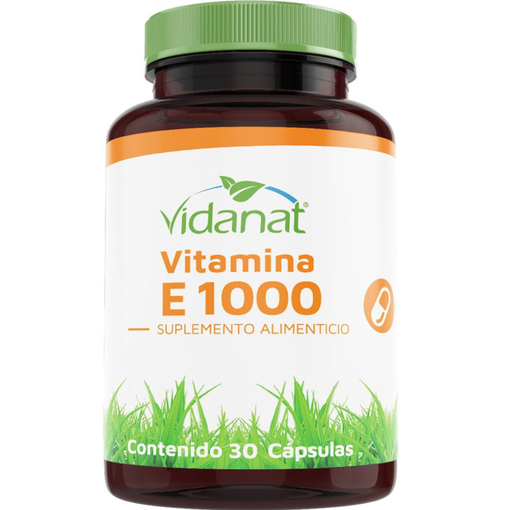Vitamina E 1000 Vidanat 30 cápsulas de 1000 mg – Jung Real Food