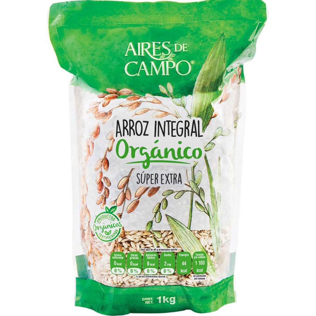 Arroz integral orgánico Aires de Campo 1 kg – Jung Real Food
