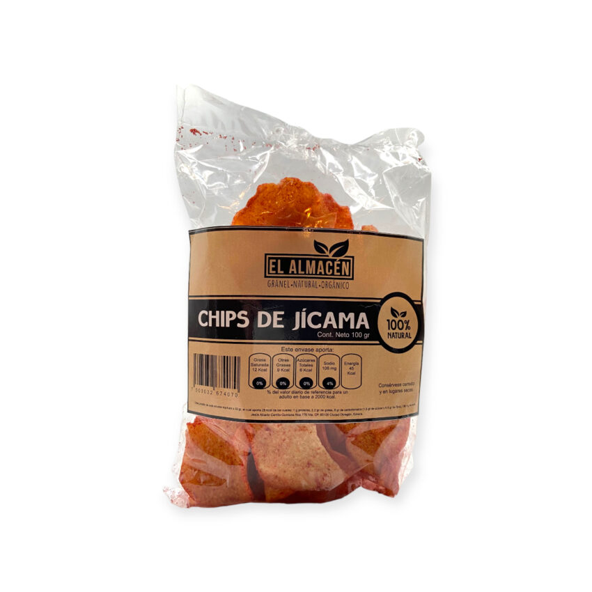 Chips de jícama con chile El Almacén 100 g – Jung Real Food