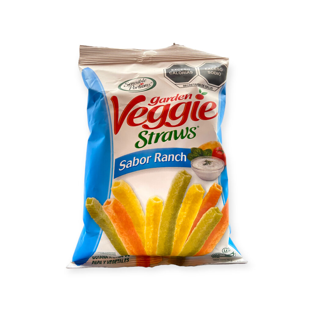 Palitos de vegetales sabor ranch con sal de mar Garden Veggie 28 g ...